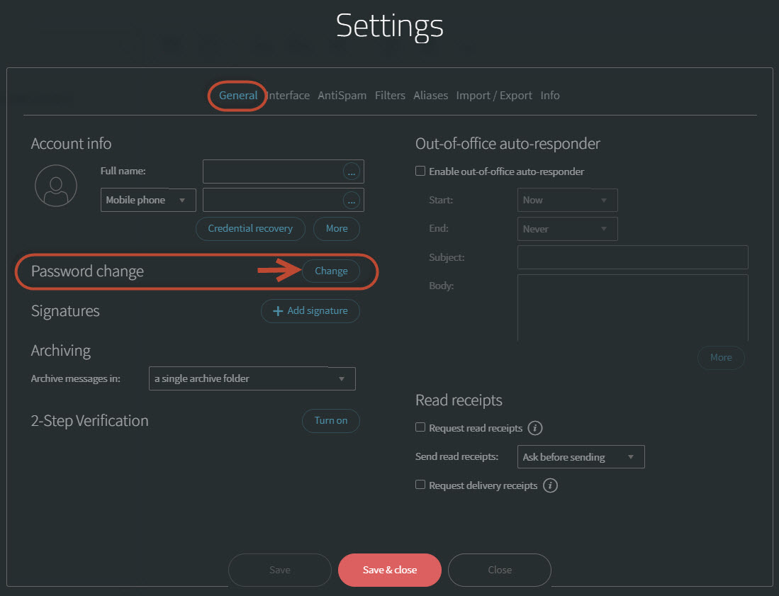 Change or reset your password - Knowledgebase - Cyberia Saudi Arabia